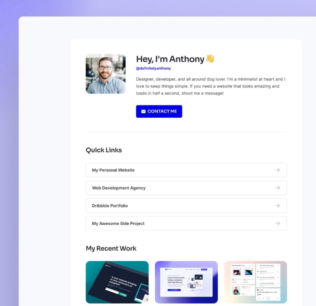 Link in Bio Template | NewPulse Labs