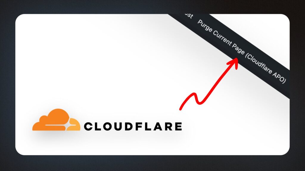 Cloudflare APO: How to purge current page (with admin bar link ...